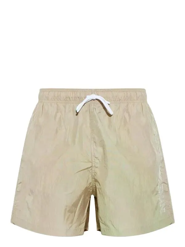 Emporio Armani Drawstring Swim Shorts - Neutrals
