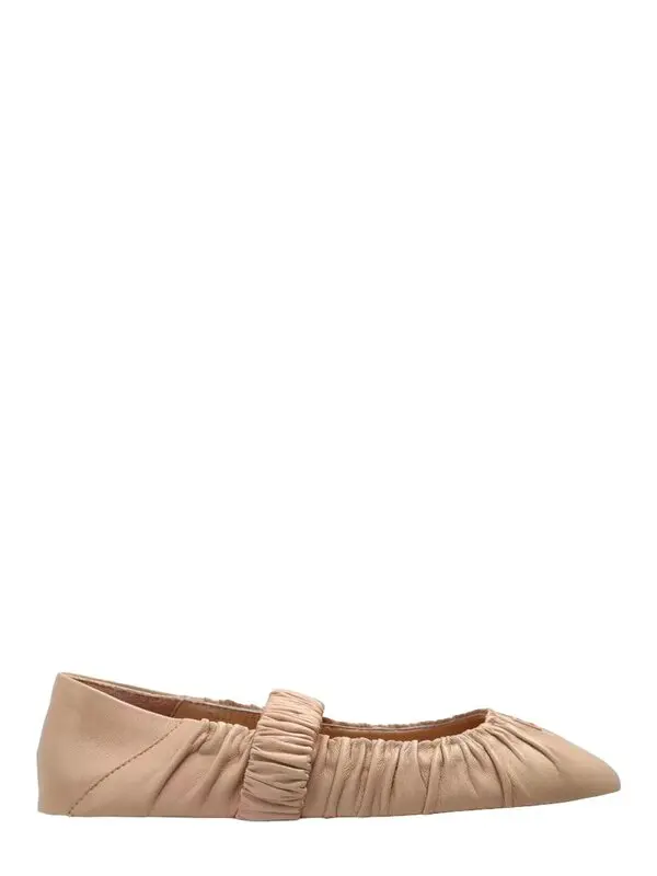 Bogner Vienna Ruched Ballet Flats - Pink