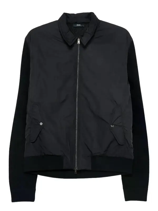 Herno Zip-up Cardigan - Blue