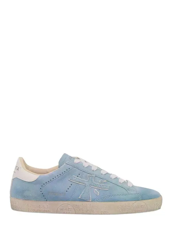 Premiata Suede Low-top Sneakers - Var 7532 Blue