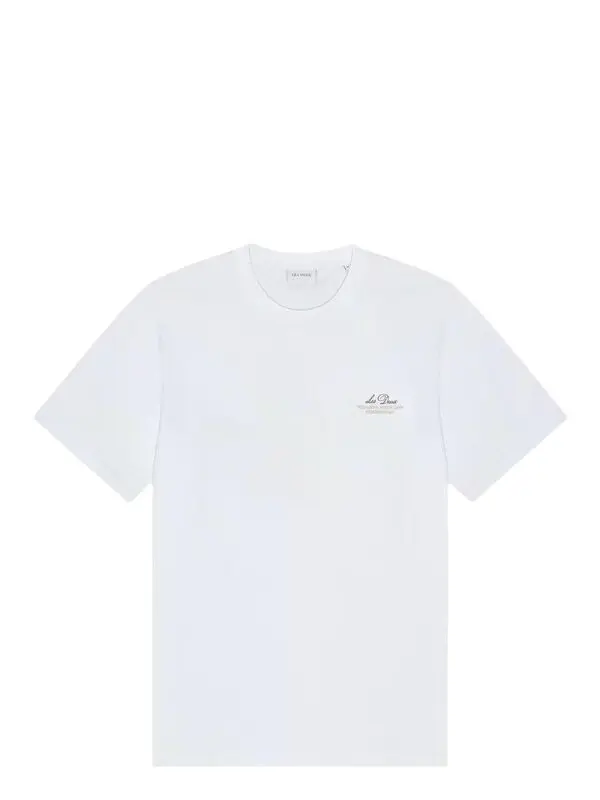 LES DEUX Logo-print T-shirt - White