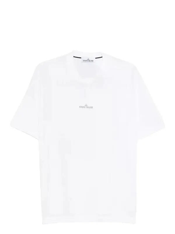 Stone Island Logo Graphic T-shirt - White