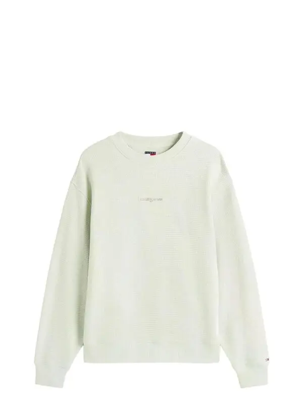 Tommy Hilfiger Waffle Knit Sweatshirt - Green
