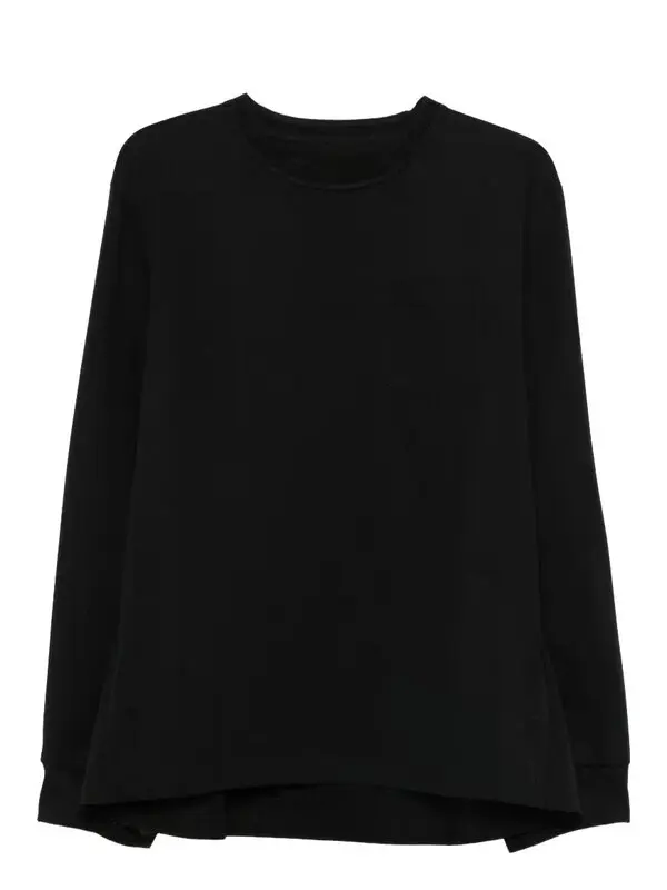 Sacai Long-sleeve Pocket Top - Black