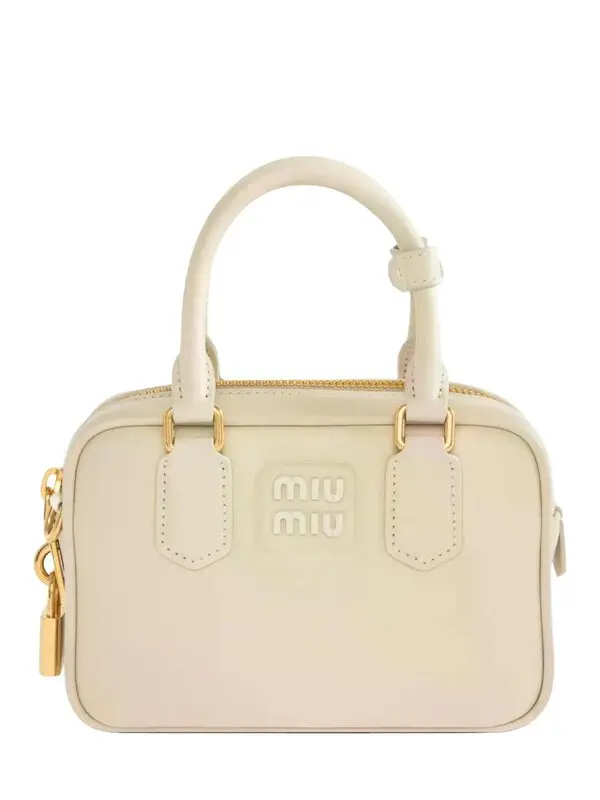 Miu Miu Arcadie Top-handle Bag - Neutrals
