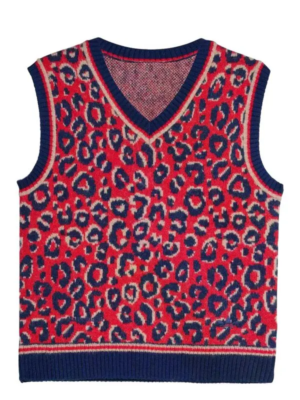 WALES BONNER X Adidas Animal-print Vest - Red