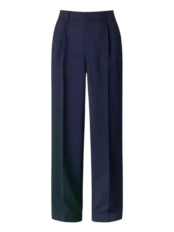 PT TORINO Iola Pleated Trousers - Blue