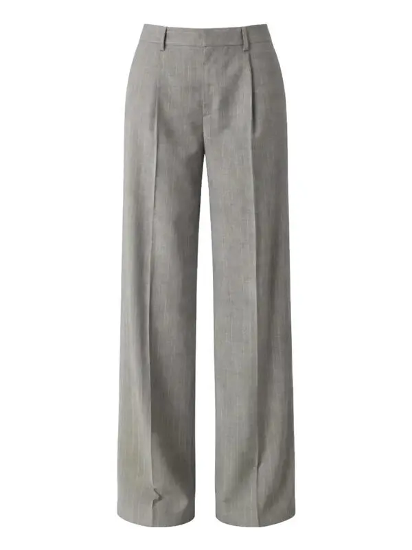 PT TORINO Iola Pinstripe Trousers - Grey