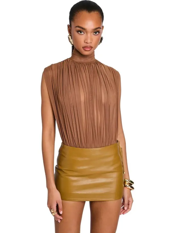 SEROYA Giulia Bodysuit - Butterscotch