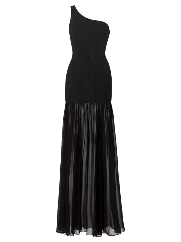 Hunza G Nancy Hybrid Dress - Black