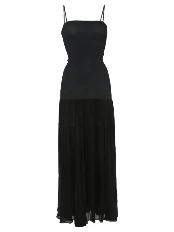 Hunza G Nancy Maxi Dress - Black