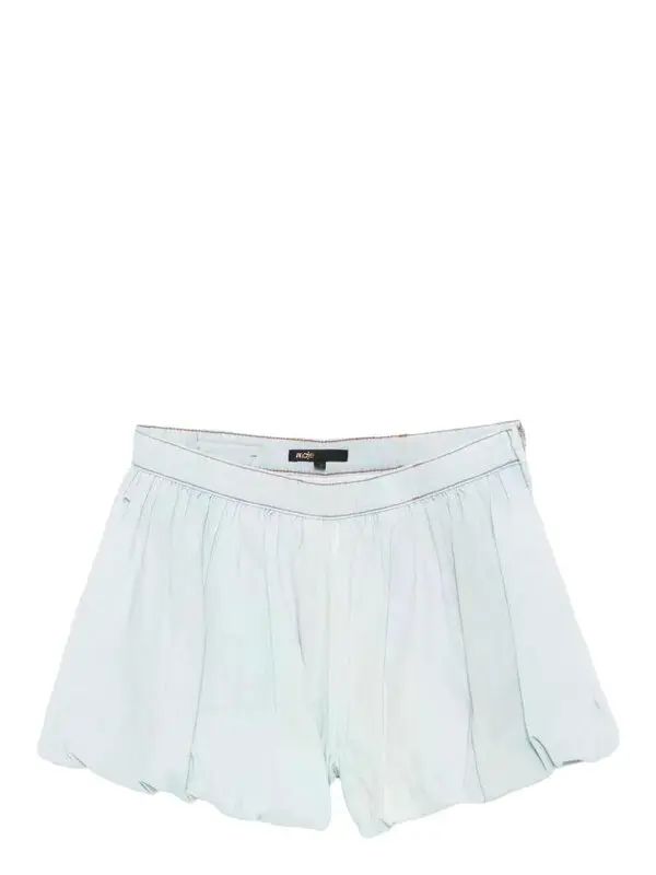 Maje Pleated Shorts - Blue