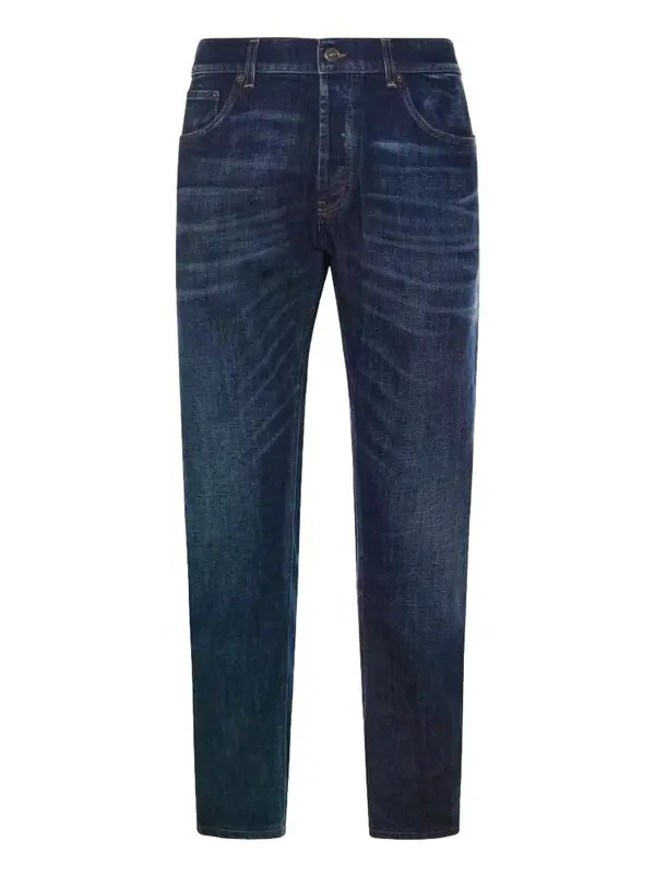 DONDUP Contrast-stitching Jeans - Blue
