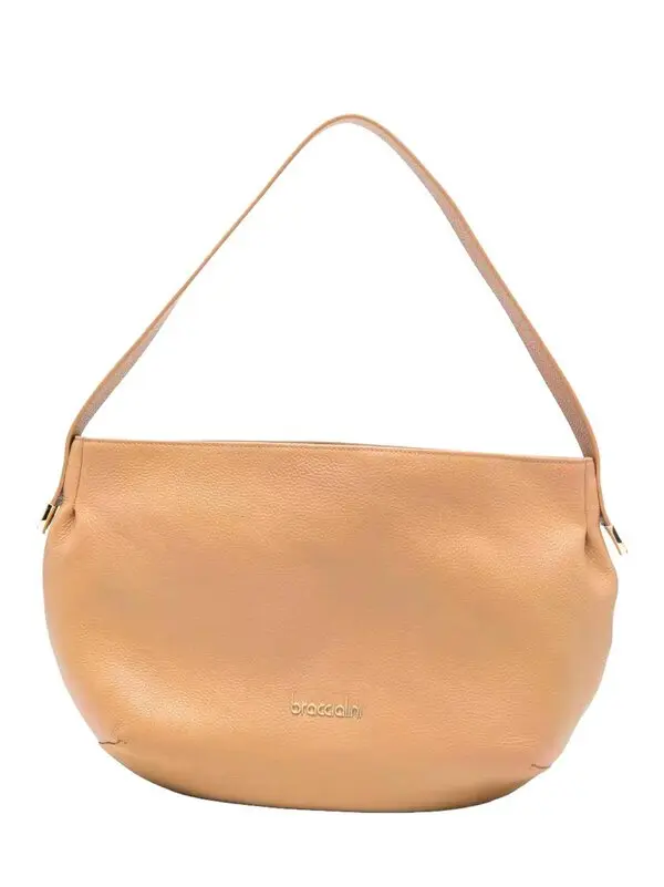 BRACCIALINI Ariel Leather Shoulder Bag - Neutrals