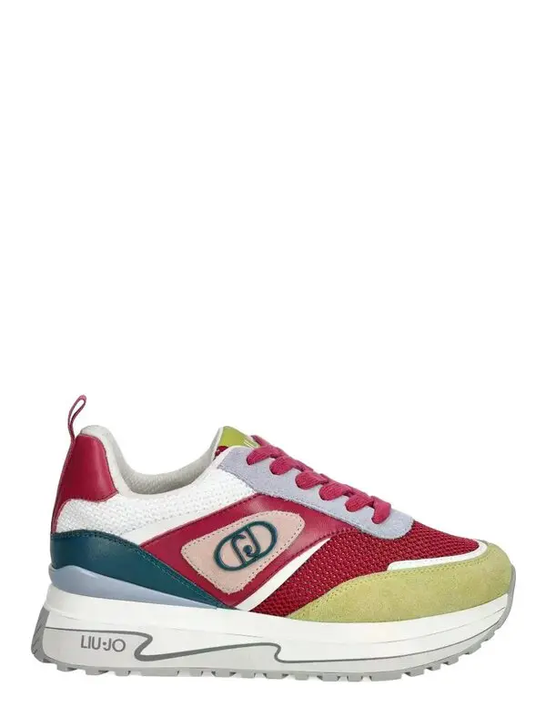 Liu Jo Logo Suede Sneakers - Red