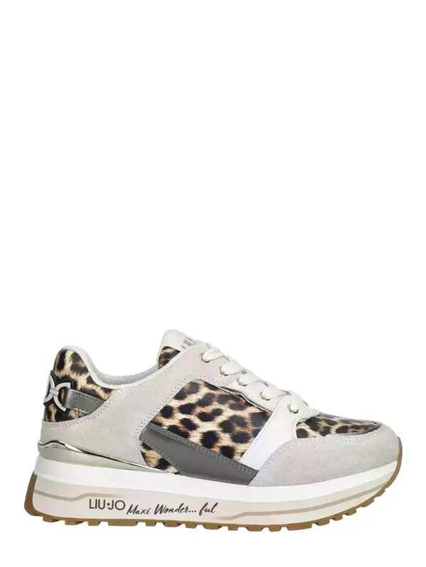 Liu Jo Leopard-print Platform Sneakers - Neutrals