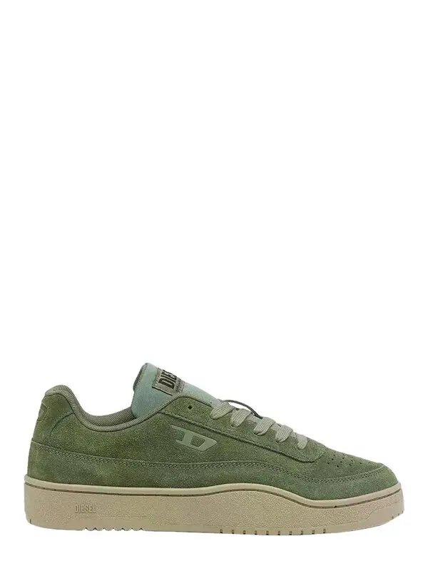 DIESEL® Logo Suede Sneakers - Green