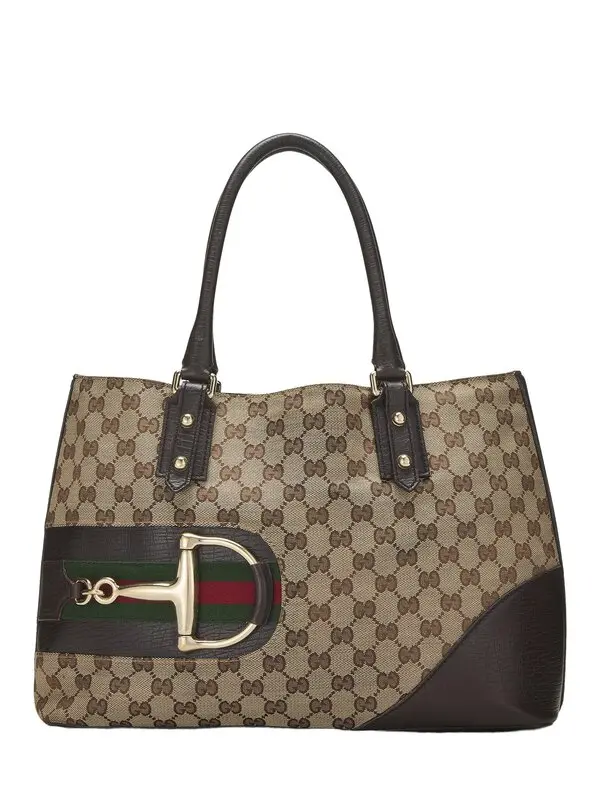 Gucci Original Gg Hasler Tote - Brown