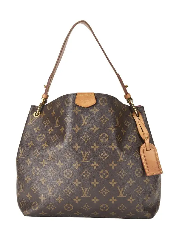 LOUIS VUITTON Monogram Graceful Tote - Brown