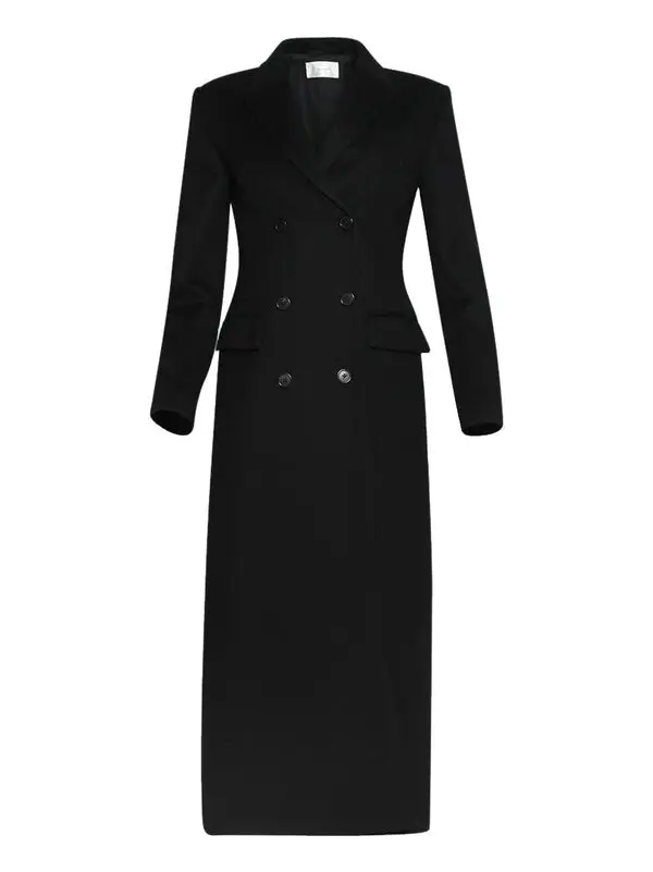 THE ROW Klaudia Double-breasted Coat - Black