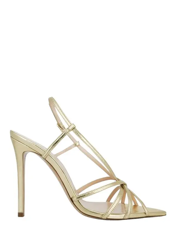 ANDREA WAZEN Marilyn Elaphe Sandal - Gold