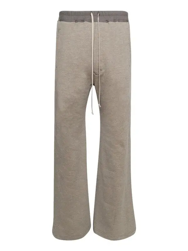 Rick Owens Wide Pusher Pants Grey Melange - Gray