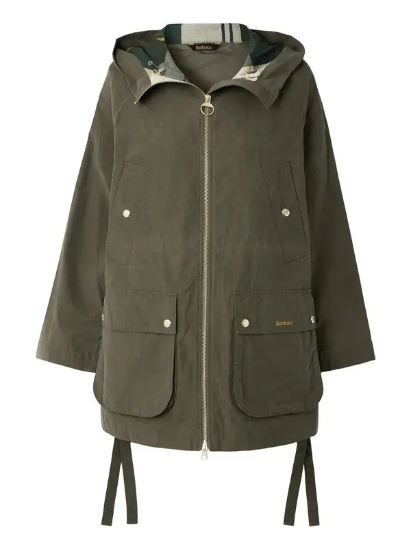 Barbour Middlemarch Hooded Cotton-blend Parka - Green