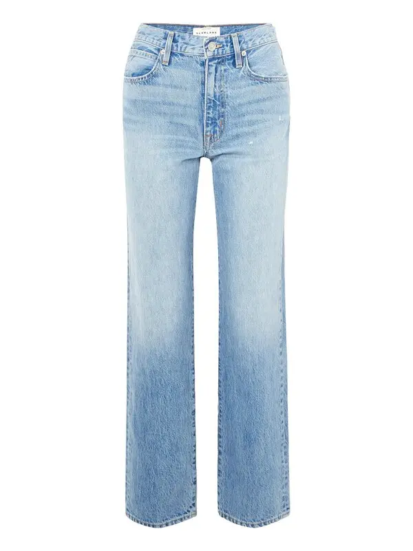 SLVRLAKE Kendra High-rise Straight-leg Jeans - Blue