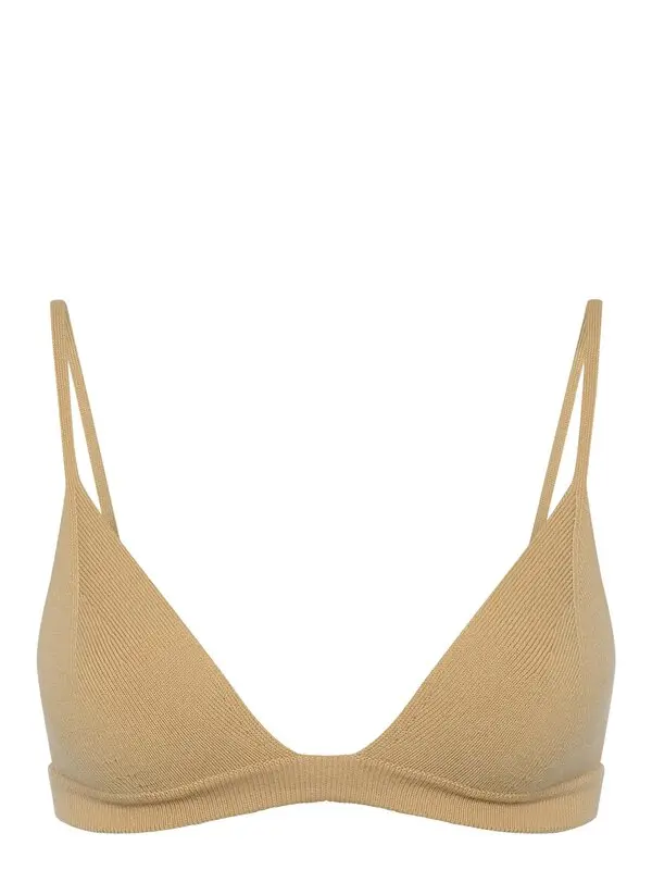 Gabriela Hearst Vesha Knit Bra - Hay