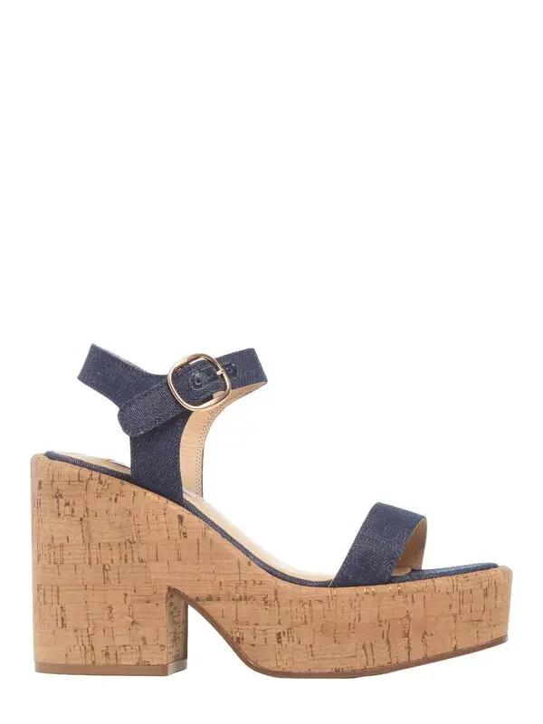 Gabriela Hearst Sardis Platform Sandal - Denim