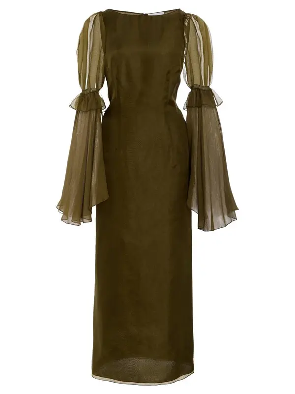 MEL USINE Lysiane Maxi Dress - Olive
