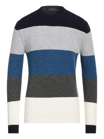 ZANONE Midnight Virgin Wool Sweater - Blue