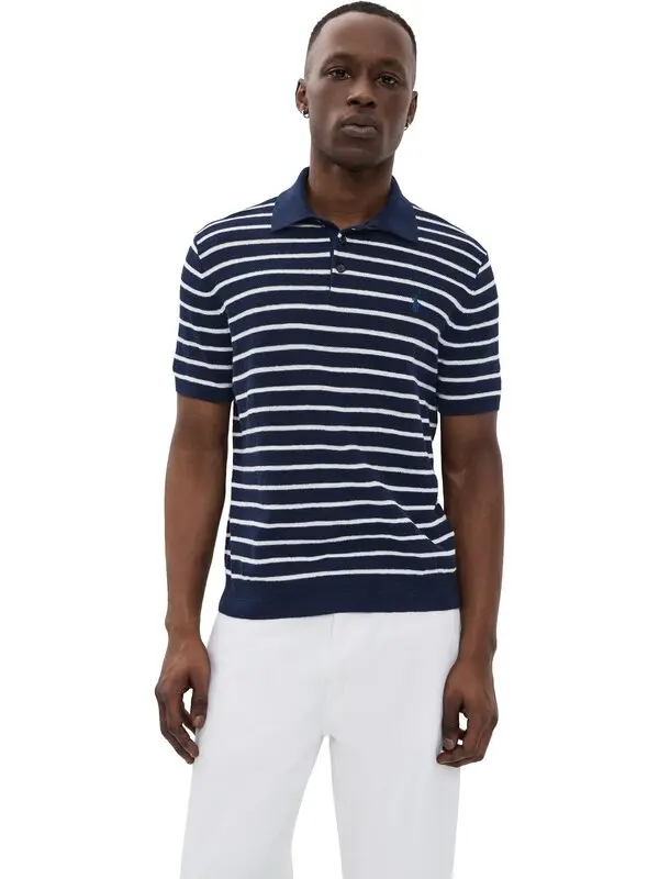 Polo Ralph Lauren Johnny Collar Polo - Bright Navy Combo