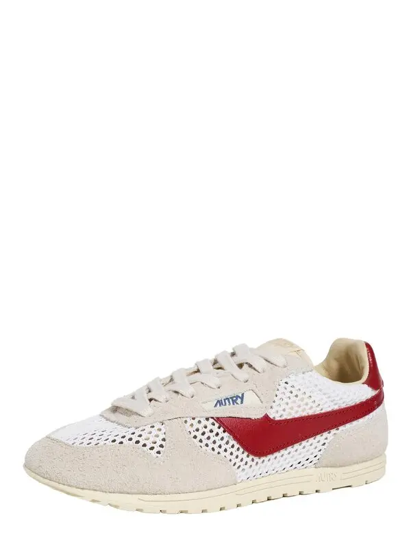 AUTRY Windspin Low Sneakers - Wht/red