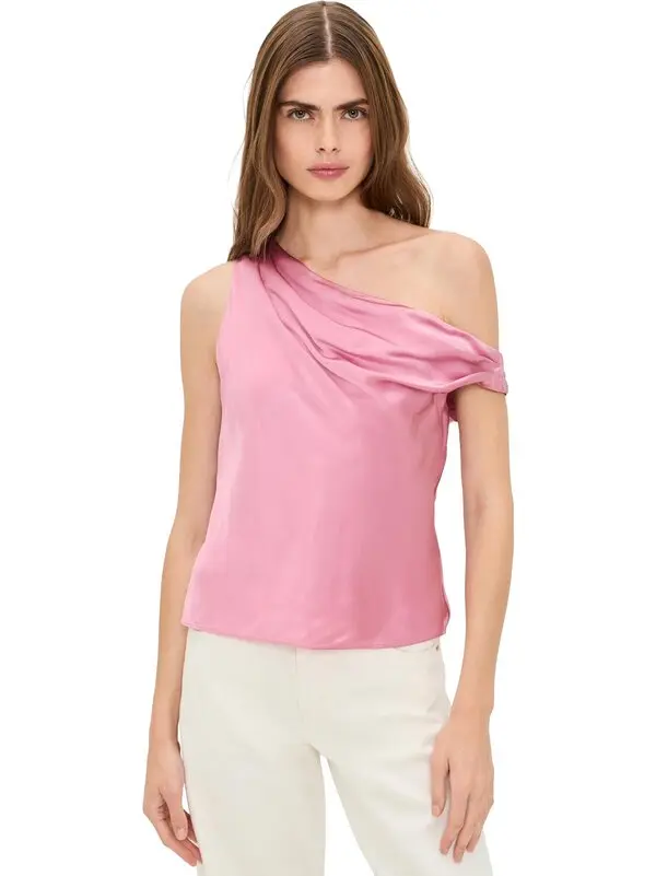 Cami Nyc Kayo Silk Top - Rosebud