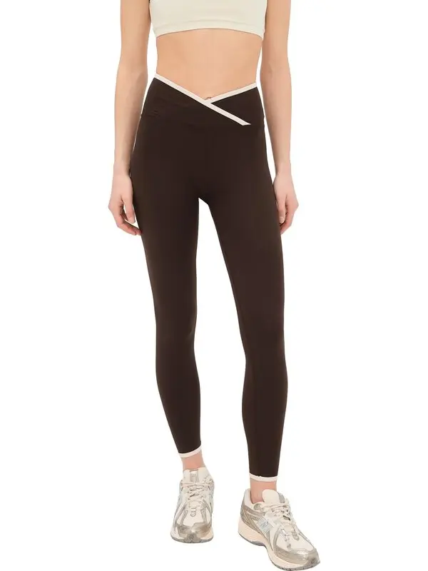 Strut This The Rae Ankle Leggings - Kona/shell
