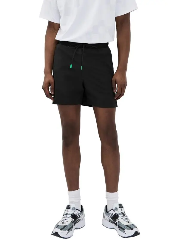 MALBON Performance Poly Tech Shorts - Black