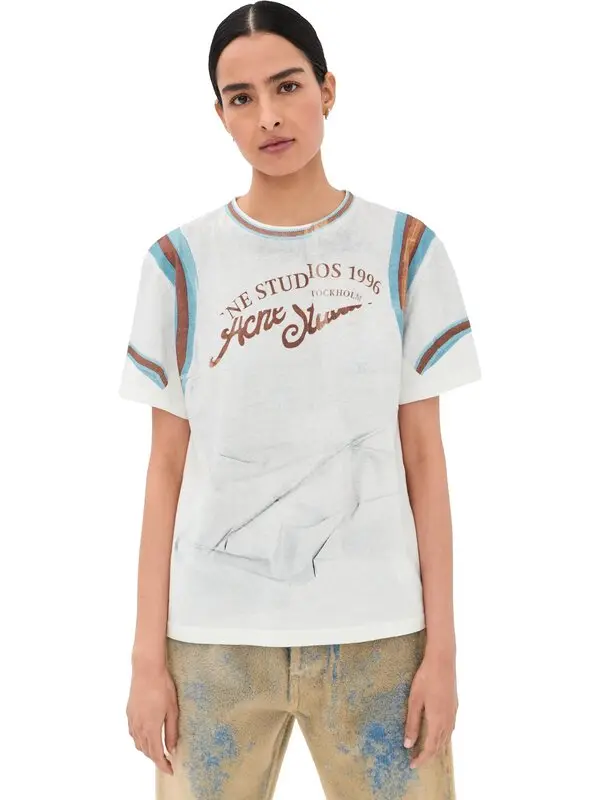 Acne Studios Graphic T-shirt - White