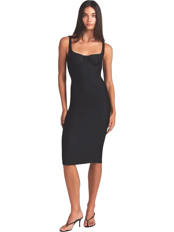 SKIMS Body Midi Dress - Onyx