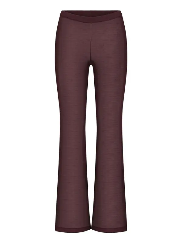 SKIMS Slinky Knit Low Rise Pants - Currant