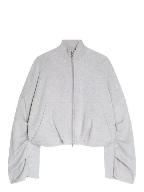 Dries Van Noten Draped Jersey Jacket - Grey