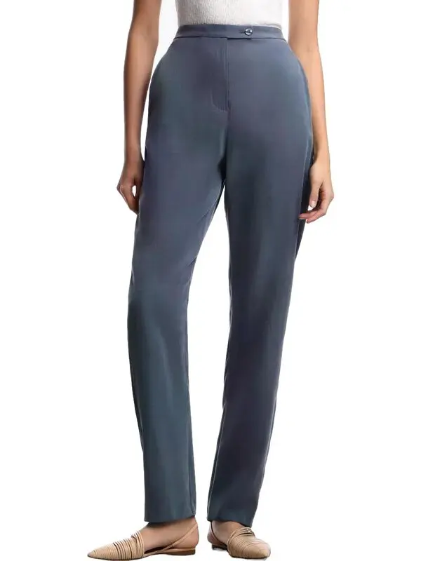 Emporio Armani Button Trousers - Grey