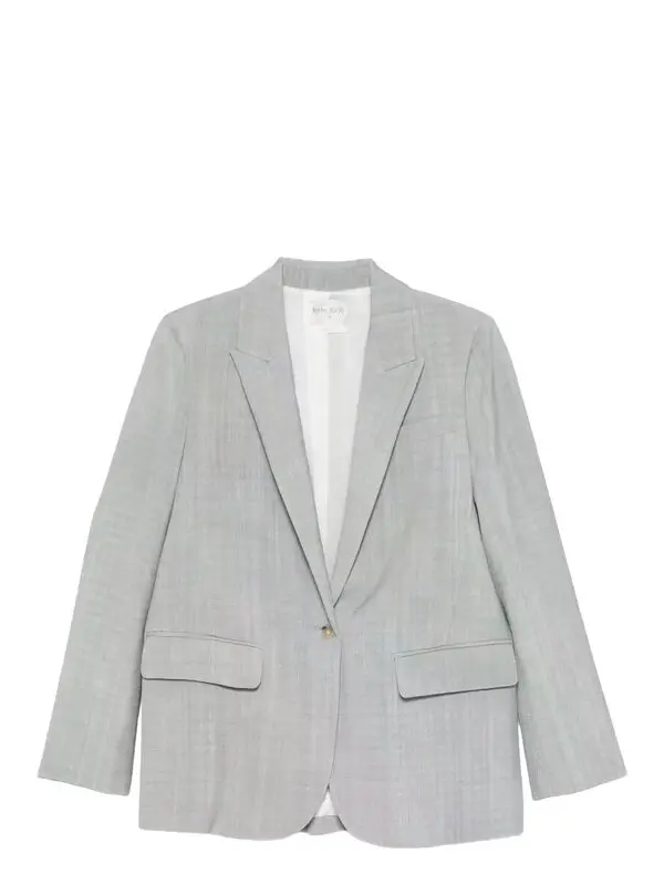 FORTE_FORTE Single-breasted Blazer - Grey
