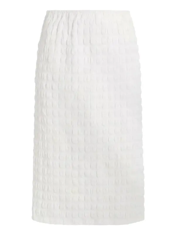 Proenza Schouler White Label Lori Textured Midi Skirt - Neutrals