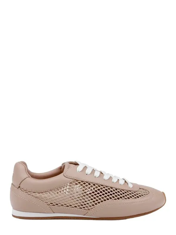 L'Agence Jarah Sneakers - Cappuccino Leather