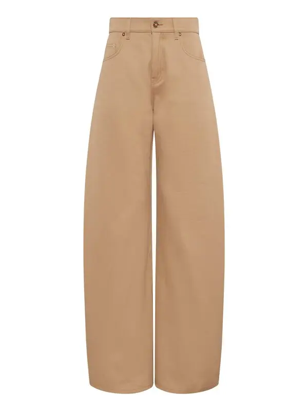 Gabriela Hearst Amoret Barrel-leg Jean - Camel