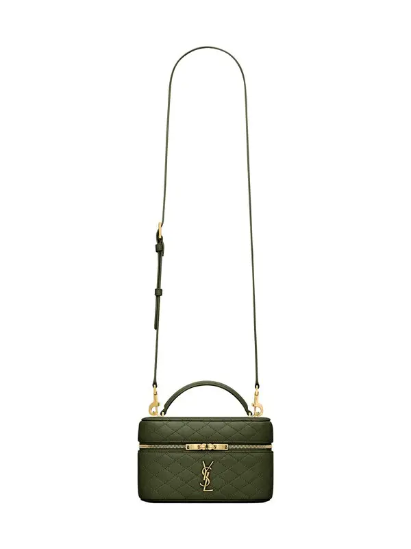 Saint Laurent Gaby Vanity Bag - Olive Wood