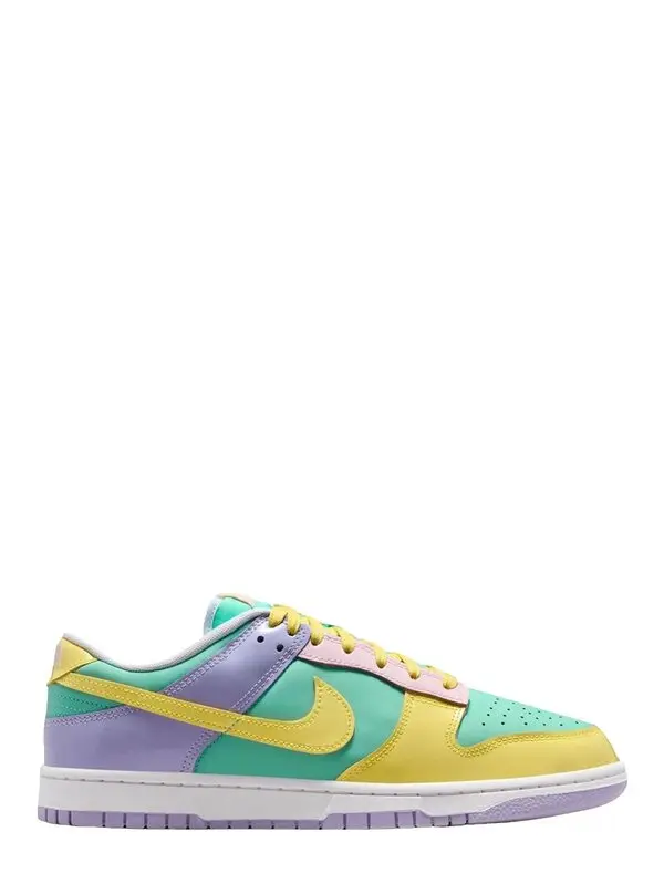 Nike Dunk Low Easter Sneakers - Emerald Rise/yellow Pulse/hydrangeas