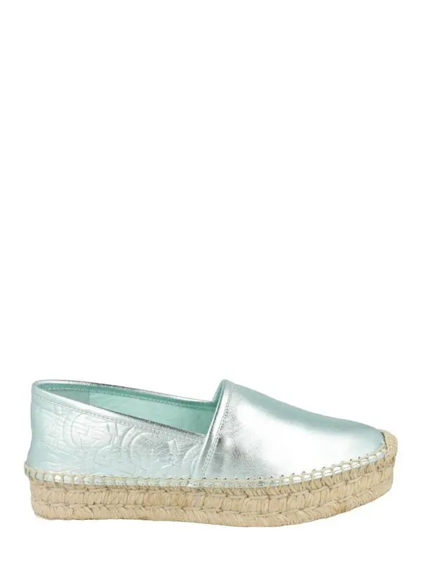 FERRAGAMO Tim Ganem Espadrilles - Aqua Green