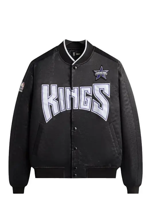 Kith Nba Allstar Sacramento Kings Bomber Jacket - Black